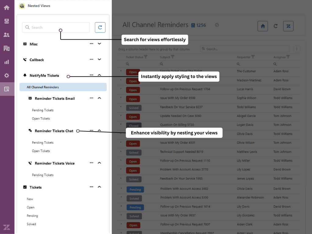 Nested Views App Integration With Zendesk Support